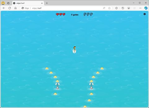 How to take a quick break with the Surf game on Microsoft Edge ...