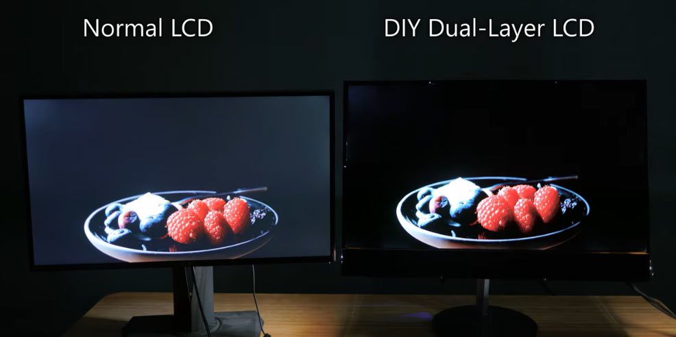 YouTuber Makes DIY Dual-Layer LCD Monitor | Tom's Hardware