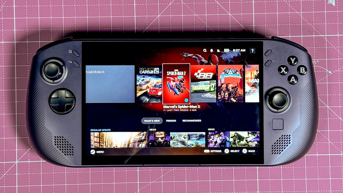 I lab tested the Legion Go S for a week — and now I want one for myself ...