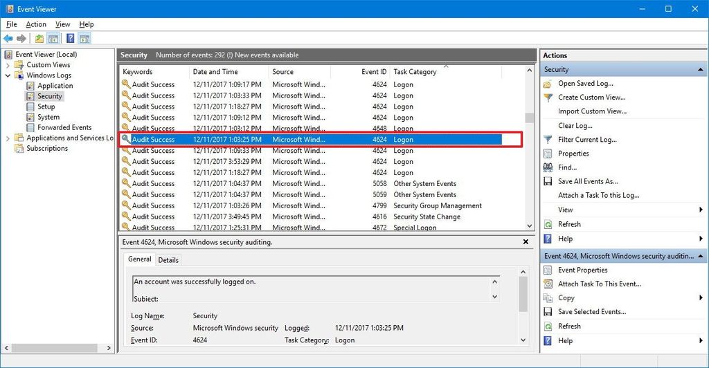 How to check if someone logged into your Windows 10 PC | Windows Central