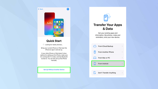 How to transfer data from Android to iPhone | Tom's Guide
