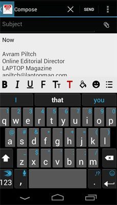 SwiftKey 4 Keyboard App Adds Gesture Typing, Better Predictions ...