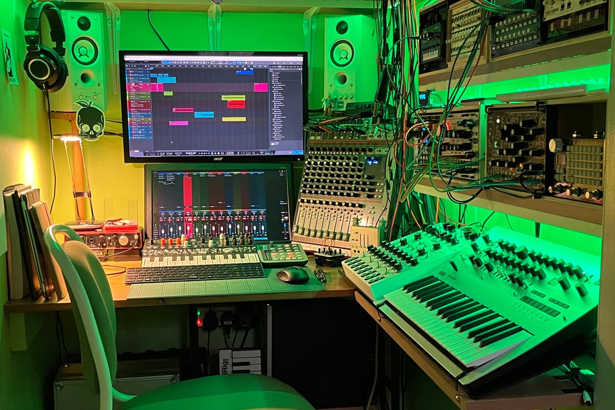 Show Us Your Studio #6: "My 'studio nook' is in the hall cupboard... it ...