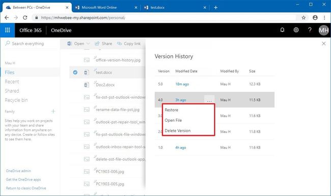 How to use version history for documents in Office | Windows Central