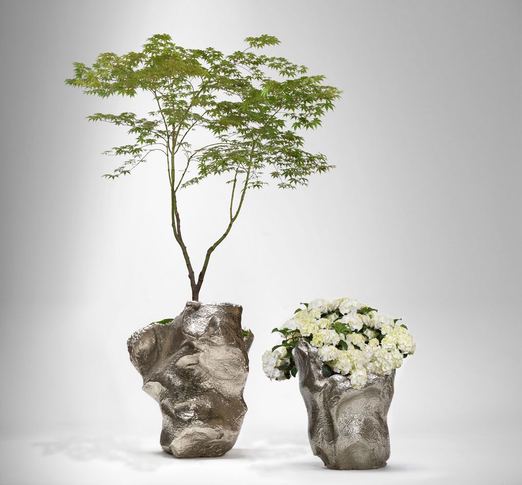 Fredrikson Stallard's graphic bronze planters | Wallpaper*