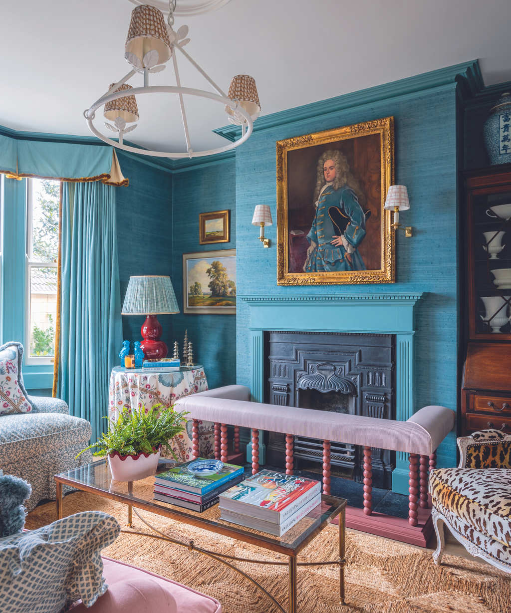 A Victorian house is transformed with bold color,pattern and decorative ...