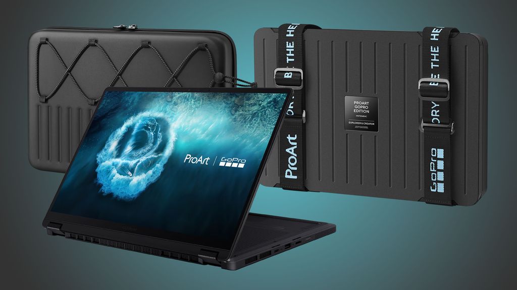 Camera-themed laptops are a thing now. The Asus ProArt PX13 GoPro ...
