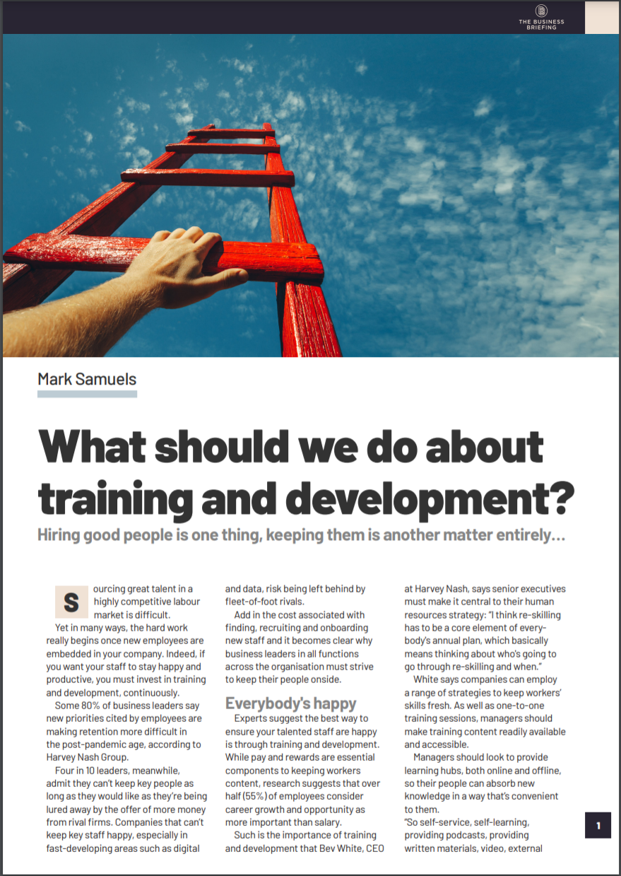 What should we do about training and development? | IT Pro