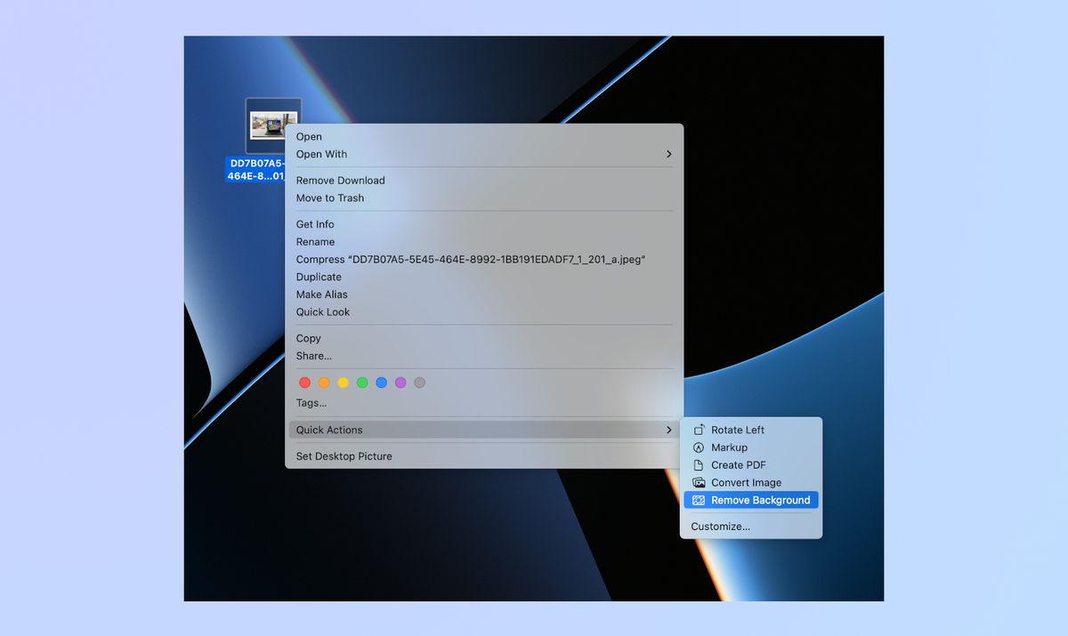 How to remove image backgrounds in macOS Ventura | Tom's Guide