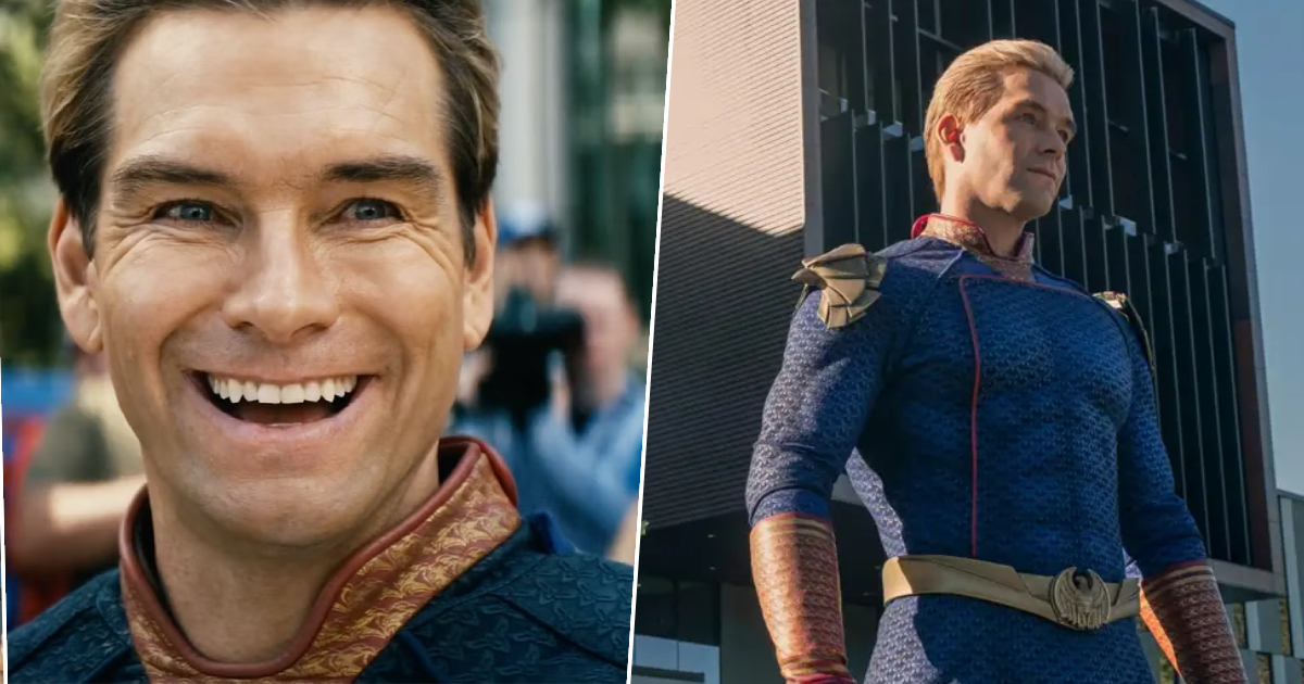 Antony Starr is very un-Homelander-like in this hilarious behind the ...