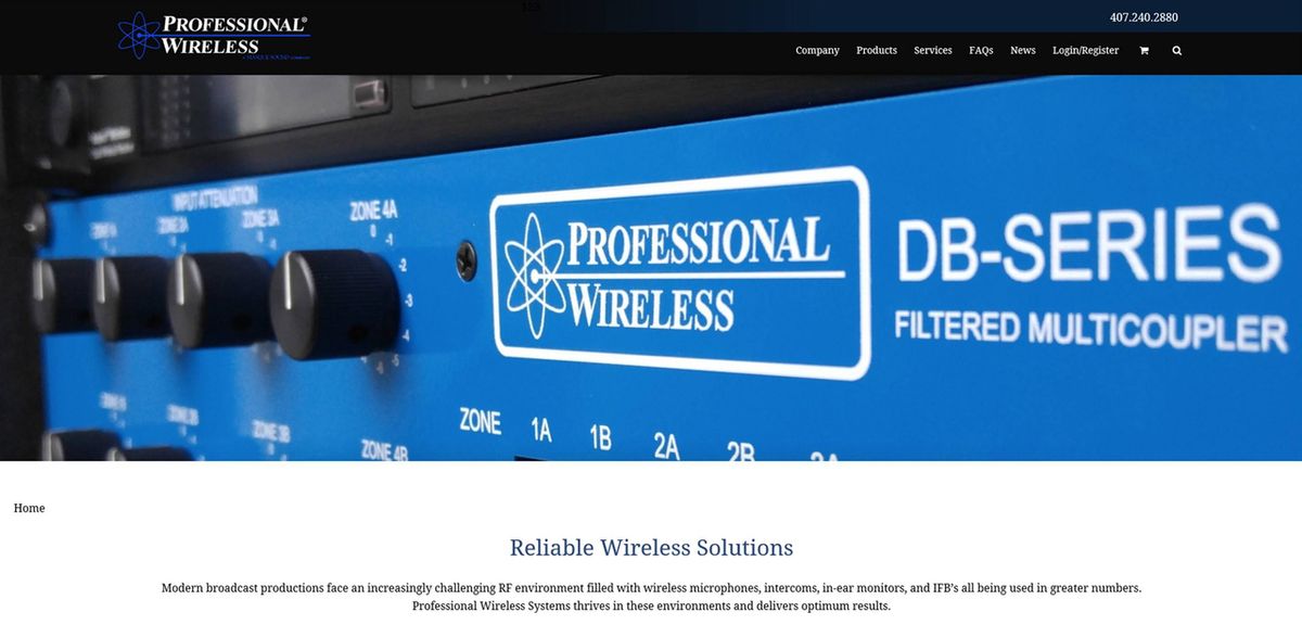 Professional Wireless Systems (PWS) Unveils New Website | Next TV