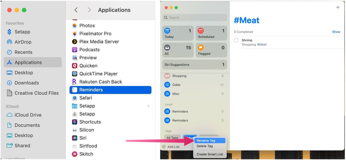 How to use tags in Reminders on Mac | iMore