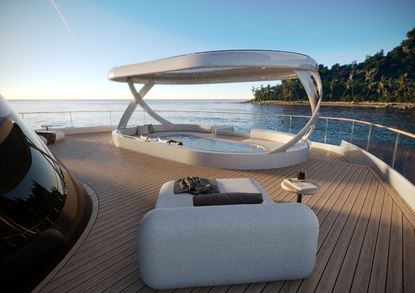 Design Miami: Yves Béhar debuts new hybrid-electric catamaran | Wallpaper*