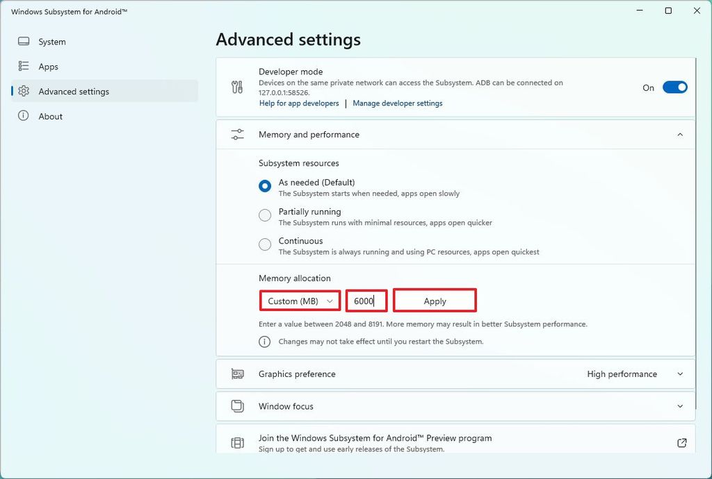 Essential settings to configure on Windows Subsystem for Android on ...