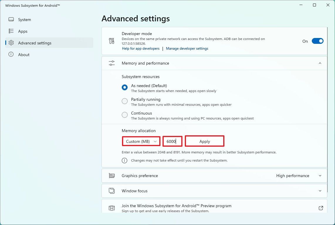 Essential settings to configure on Windows Subsystem for Android on ...