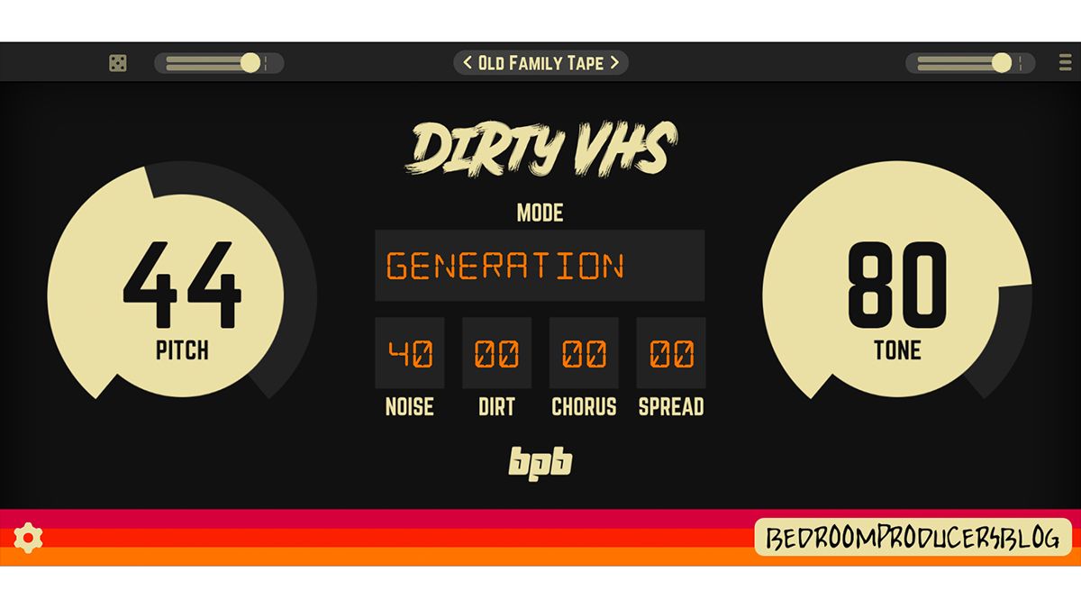 Dirty VHS is a free plugin that brings back the dodgy sound of old VCRs ...