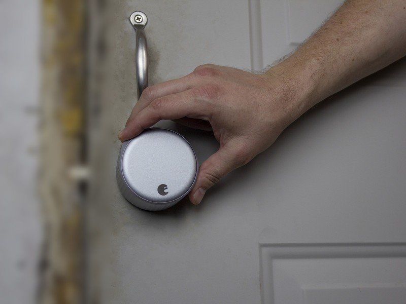 August Wi-Fi Smart Lock review: Biometrically safe, geometrically ...