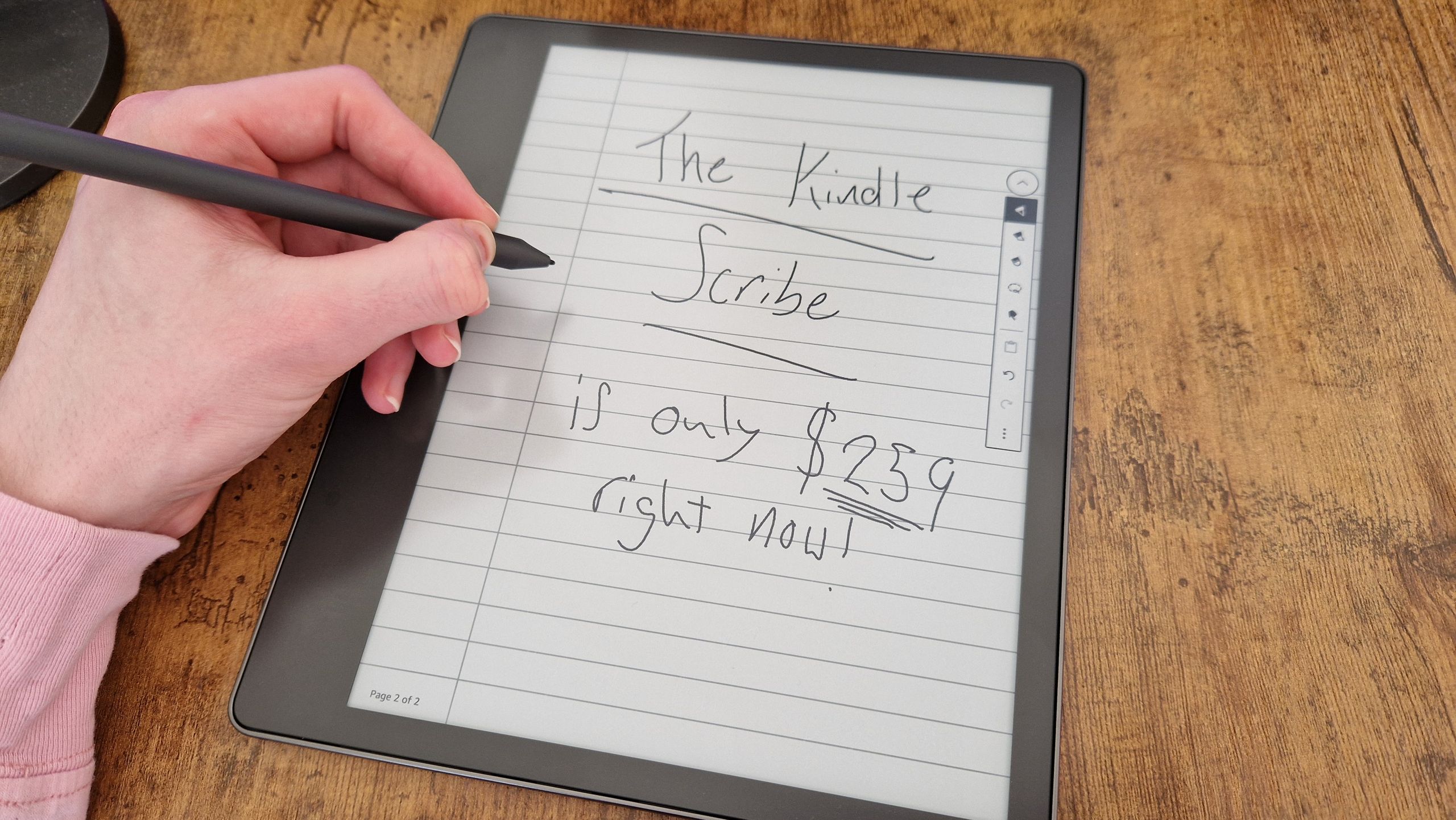The Kindle Scribe is cheaper than ever, and it's very tempting compared ...