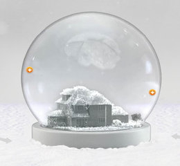 3D printed snowglobes make a home for Christmas | Creative Bloq
