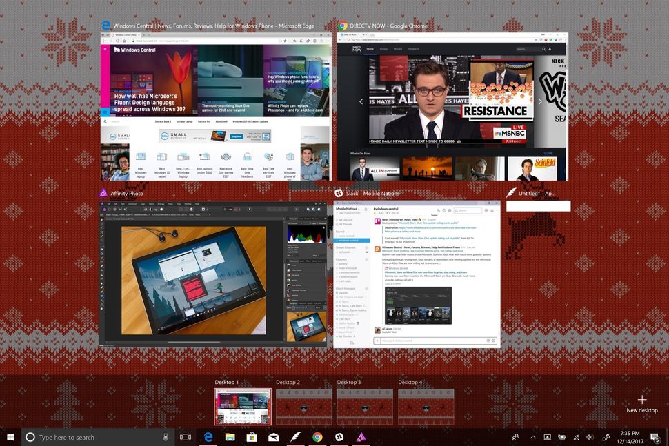 12 days of tech tips: Use Windows 10 virtual desktops to stay organized ...