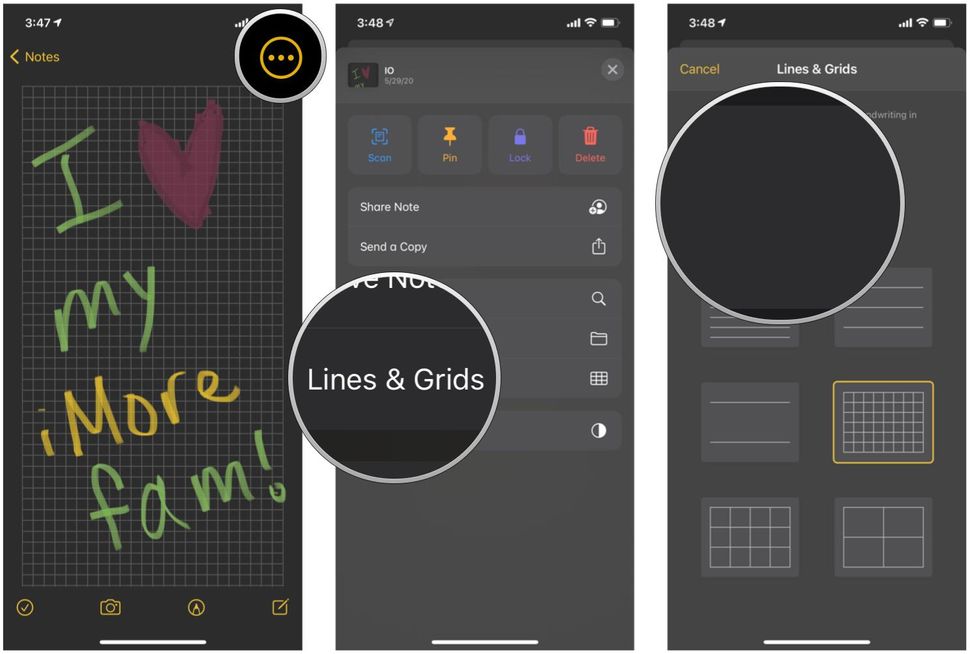 How to add lines and grids in the Notes app on iPhone and iPad | iMore