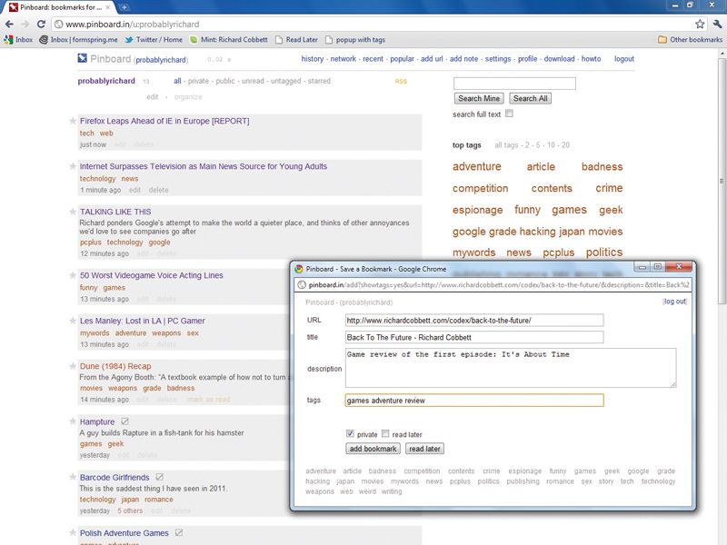 Nine Fives Software Pinboard review | TechRadar