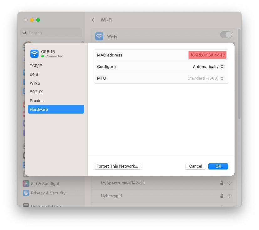 How to Find Your MAC Address in macOS | Tom's Hardware