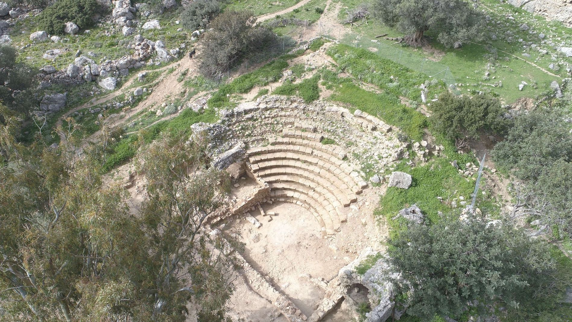 Rare ancient odeon discovered at remote archaeological site in Crete ...