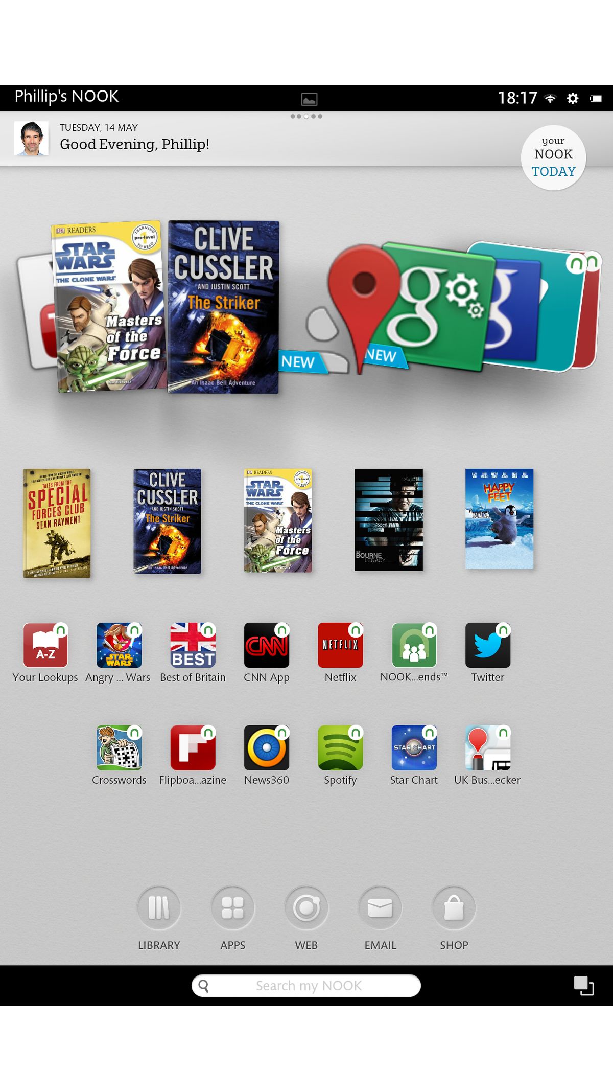 Interface and performance - Nook HD+ review - Page 2 | TechRadar