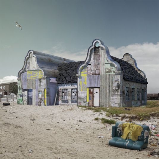 Designer visualises the sinister architecture of a post-apocalyptic ...