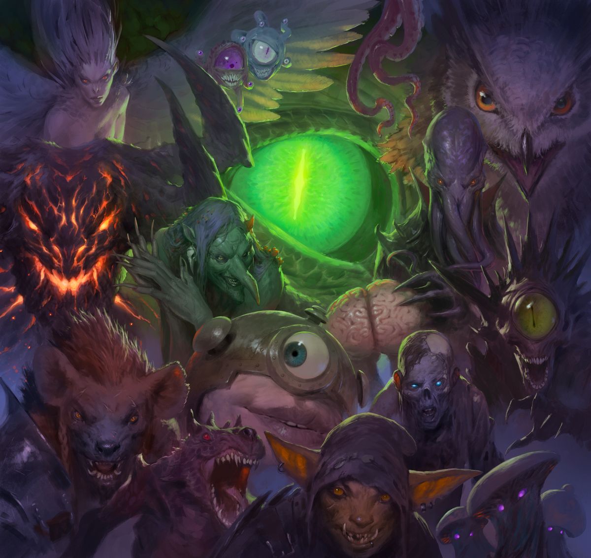 I think the new D&D Monster Manual cover is best, and the artist behind ...