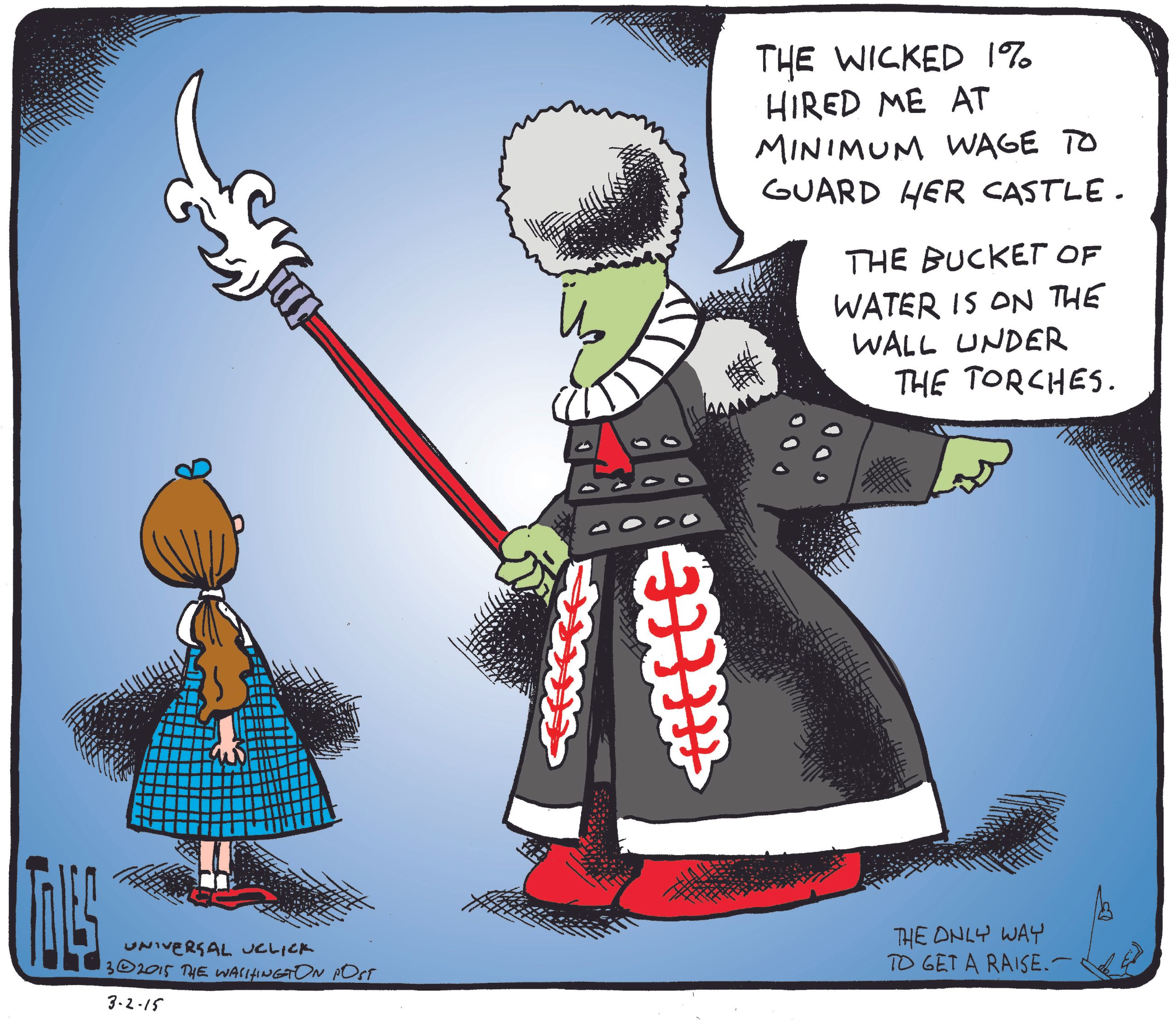 Political cartoon U.S. Minimum Wage | The Week