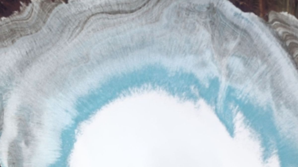 Earth from space: Trio of ringed ice caps look otherworldly on Russian ...