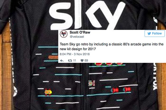 'Like a game of Frogger': your verdicts on the new Team Sky kit ...