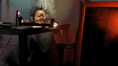 Satanic chair causes carnage in breathtaking 3D ad | Creative Bloq