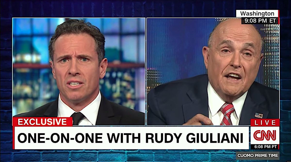 Rudy Giuliani tells CNN's Chris Cuomo maybe Trump's campaign did ...