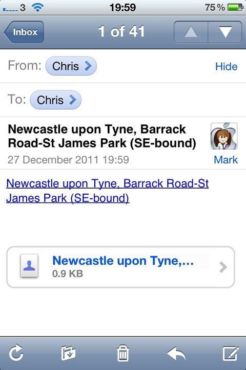 Daily Tip: How to share a map location via Email, Messages or Twitter ...
