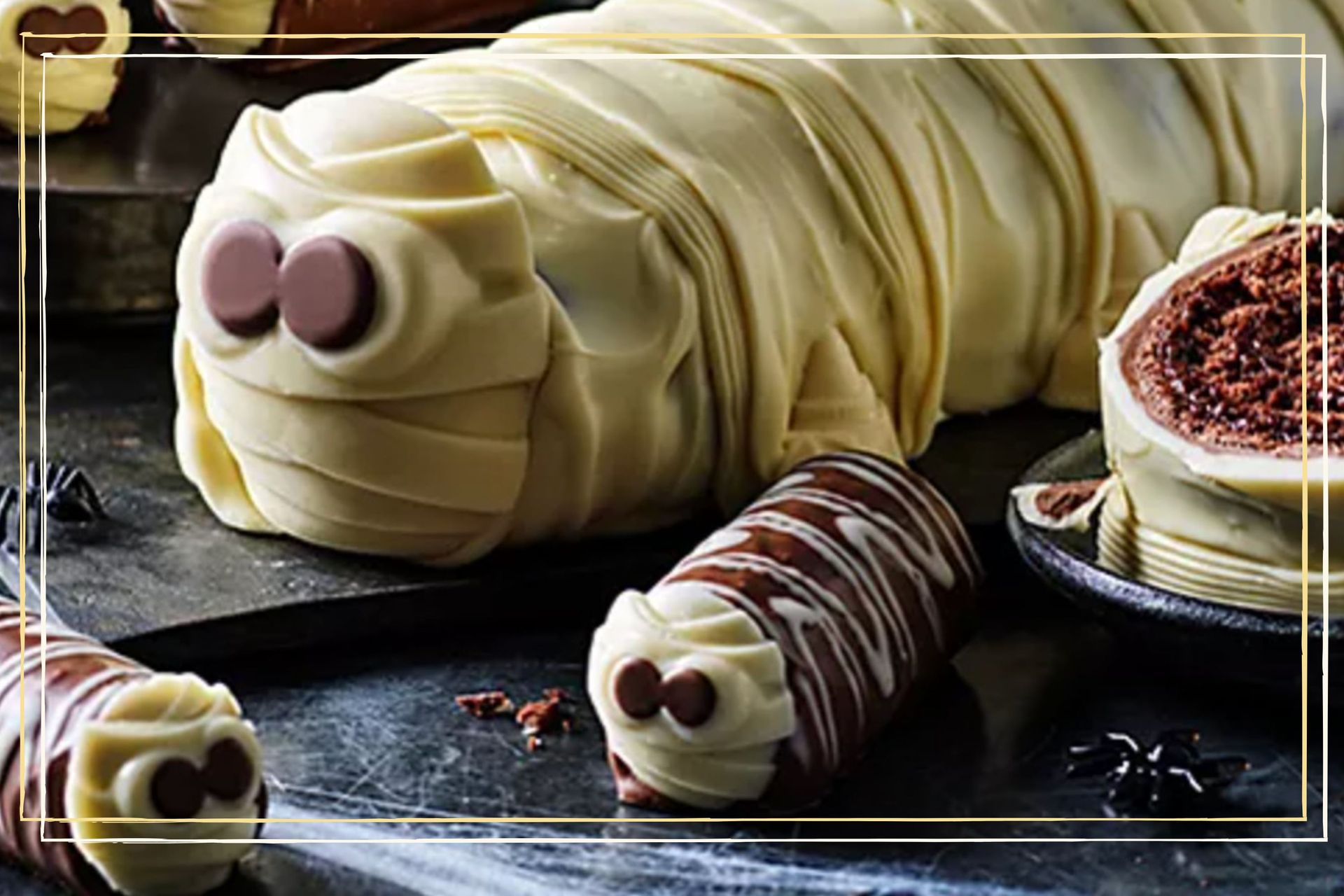 Halloween Colin the Caterpillar gets spooky Yummy Mummy makeover with ...