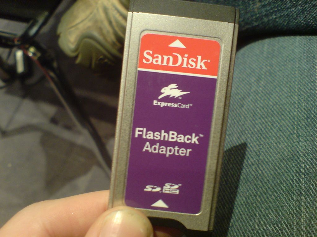 Hands on: SanDisk's Flashback notebook adapter | TechRadar