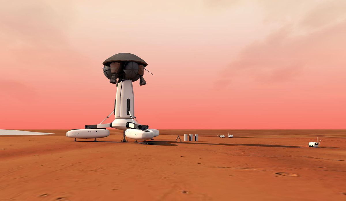 Mars Explorers Could Live in 'Igloo' Near Red Planet's North Pole | Space