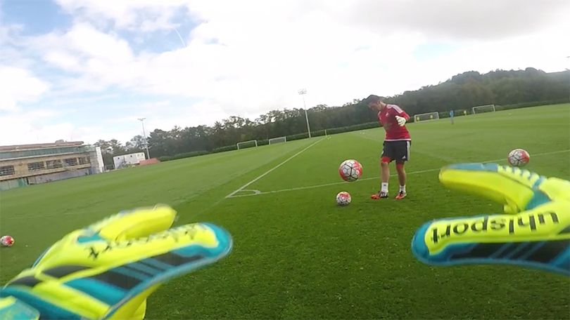 Goalkeeper training drills: Improve your handling | FourFourTwo Goalkeeper training drills: Improve your handling | FourFourTwo