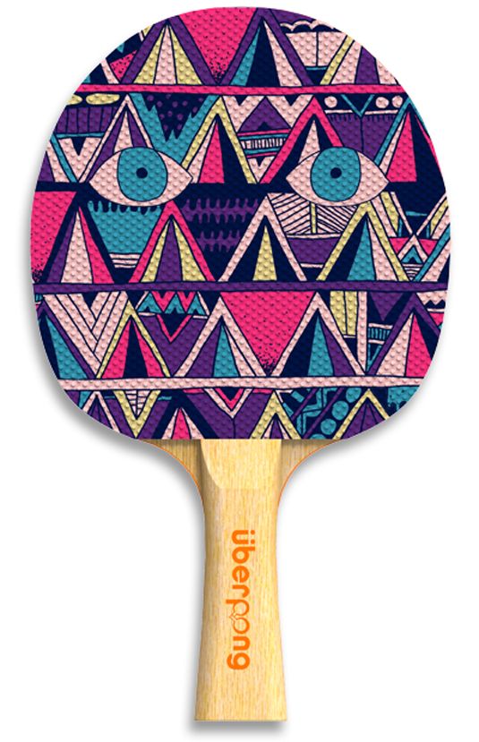 Fabulous illustrated ping-pong paddles are a smash | Creative Bloq