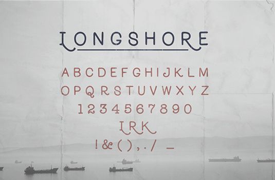 Font of the day: Longshore | Creative Bloq