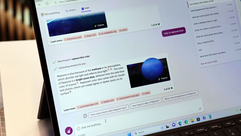 Bing AI gets some handy new features in Microsoft's Edge browser ...