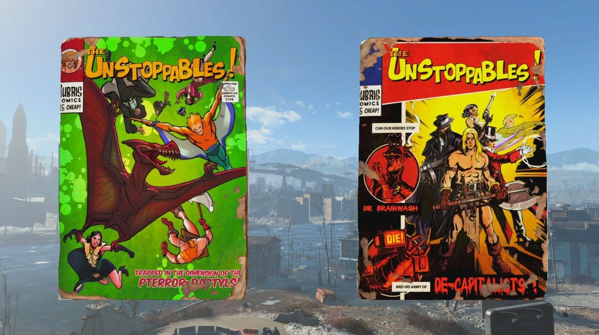 Fallout 4 Unstoppables - Fallout 4 Comic Book and Magazine Locations ...