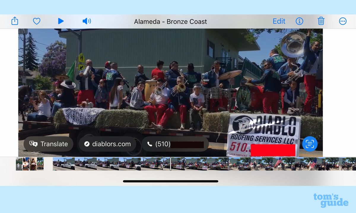 How to copy text in a video with Live Text in iOS 16 | Tom's Guide