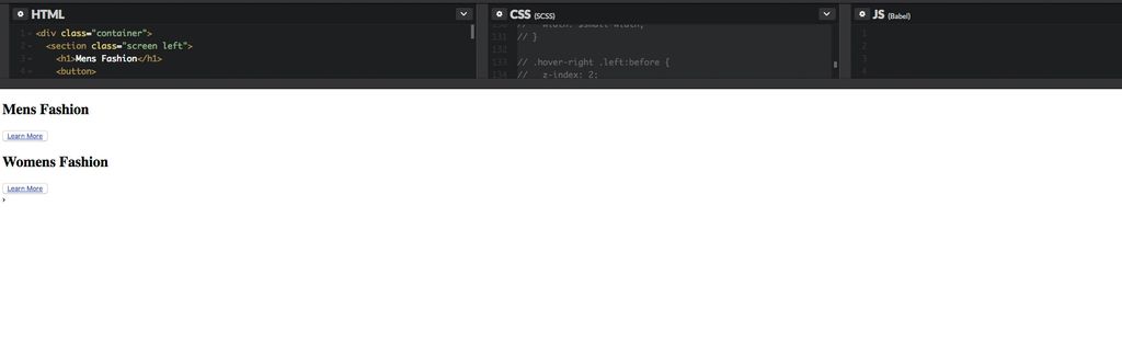 Build an animated split-screen landing page | Creative Bloq