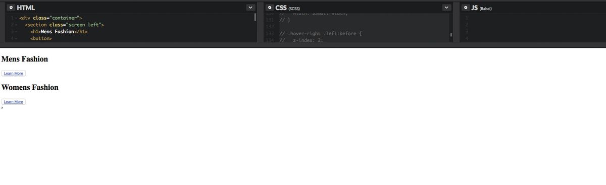 Build an animated split-screen landing page | Creative Bloq