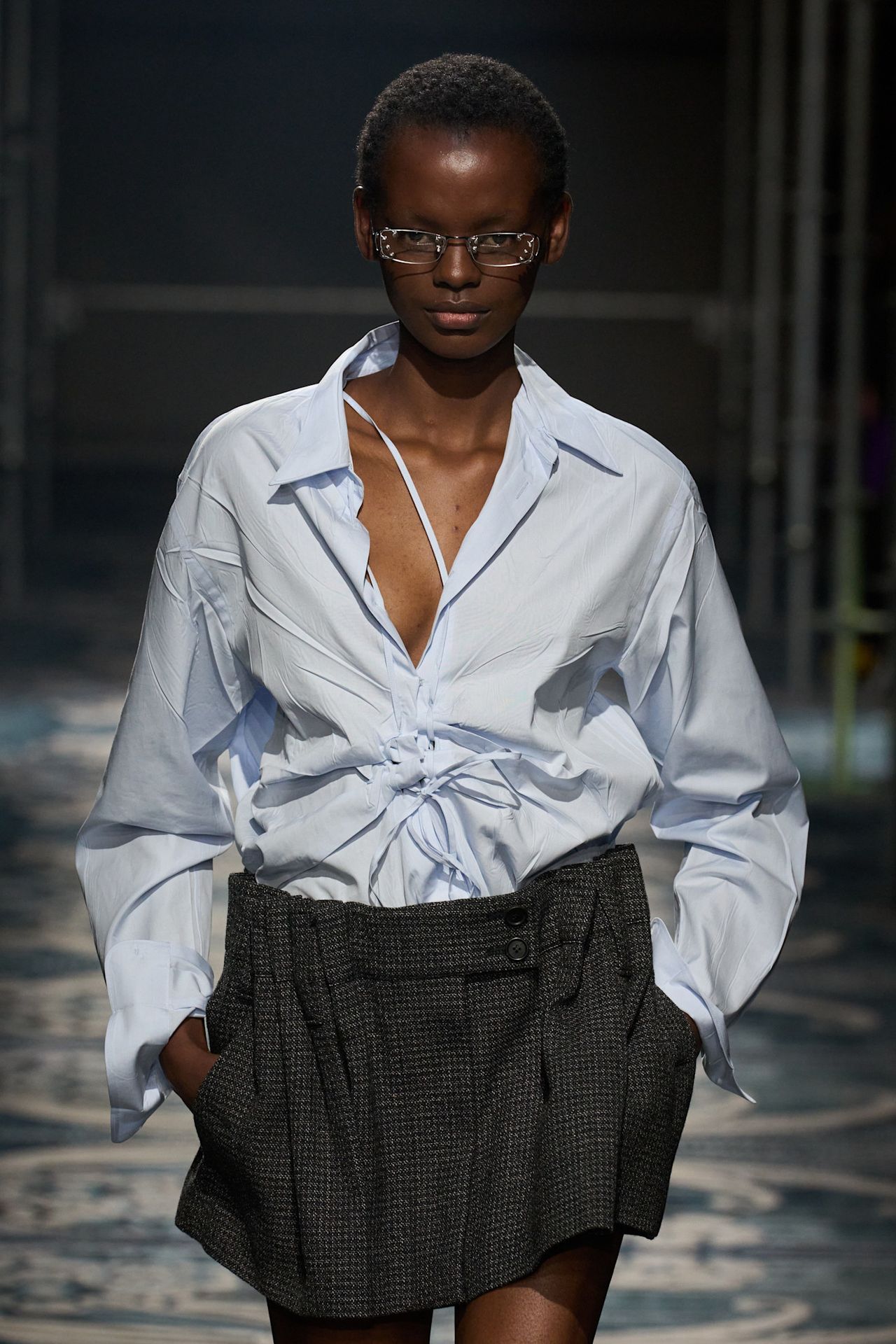 Prada Fall 2025: Raw Glamour and the Allure of the Undone | Who What Wear