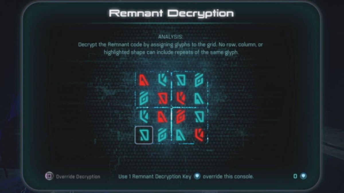 Mass Effect Andromeda Remnant Decryption glyph puzzle solutions guide ...